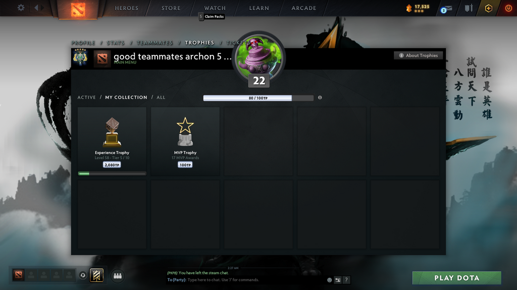 Archon V | MMR: 3038 - Behavior: 9825 – VikingDOTA