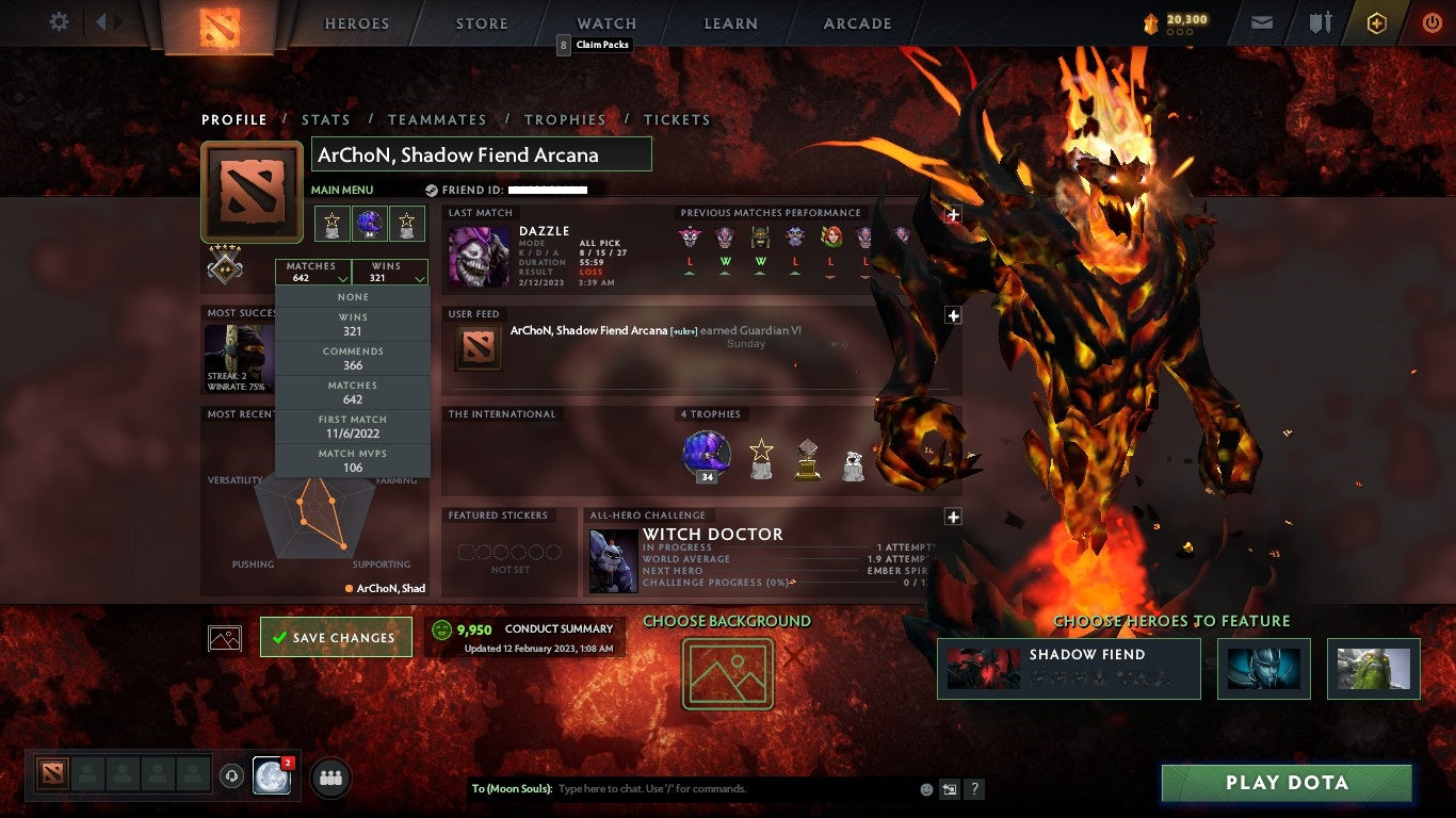 Guardian V | MMR: 1400 - Behavior: 9950 – VikingDOTA