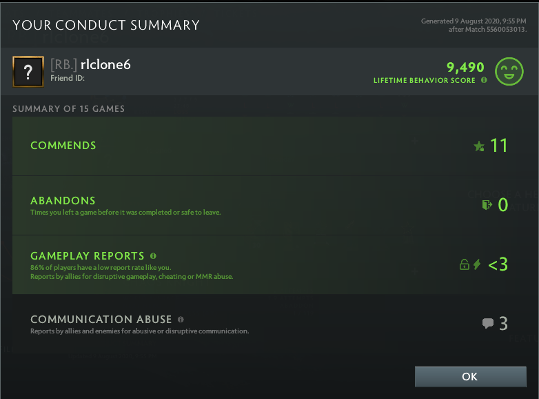 Legend IV | MMR: 3600 - Behavior: 9490 – VikingDOTA