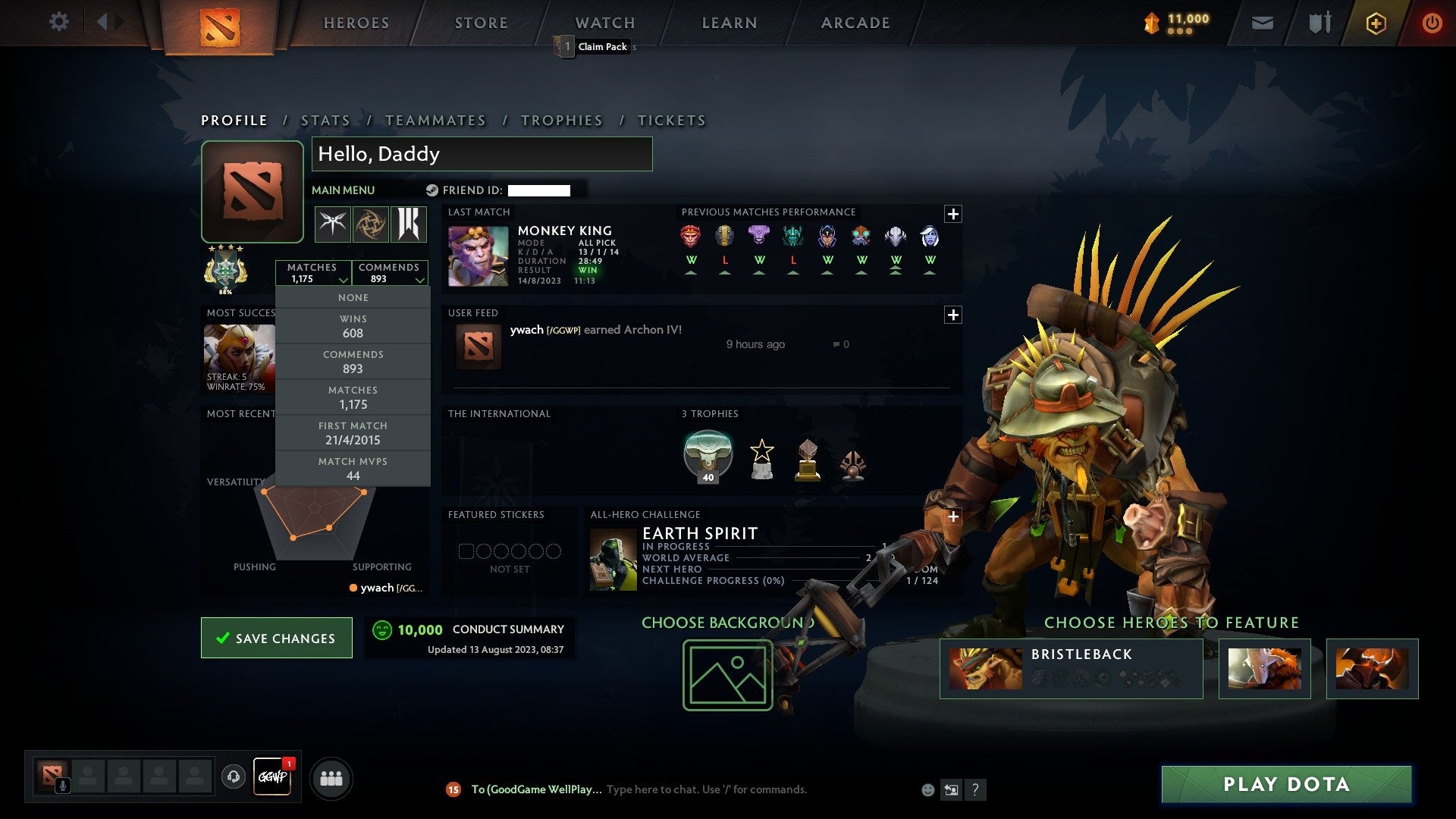 Archon IV | MMR: 2908 - Behavior: 10000 – VikingDOTA