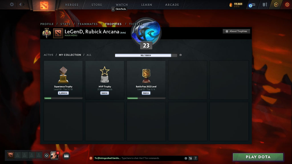 Legend III | MMR: 3500 - Behavior: 9770 – VikingDOTA