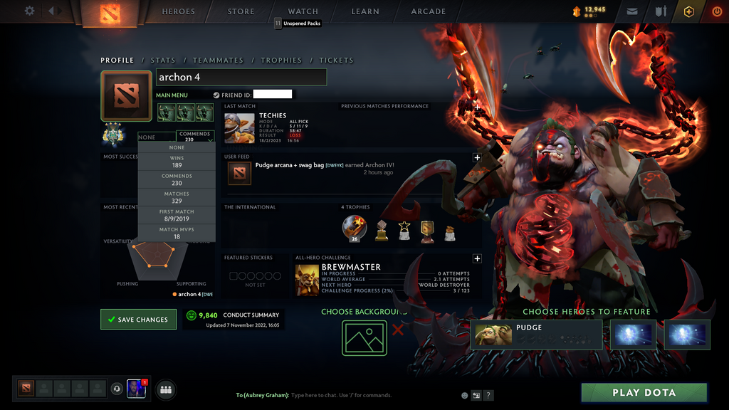 Archon IV | MMR: 2810 - Behavior: 9840 – VikingDOTA