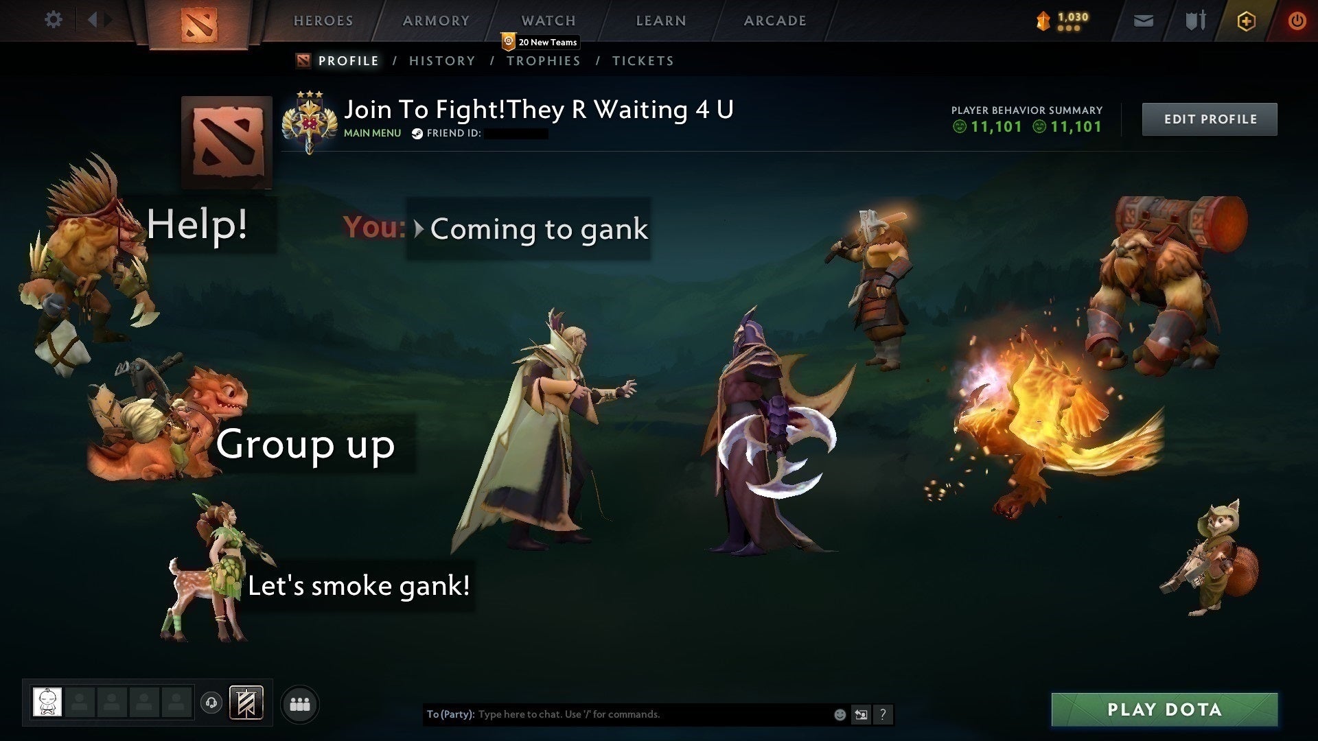 Legend III | MMR: 3323 - Behavior: 11101 - Communication: 11101 ...