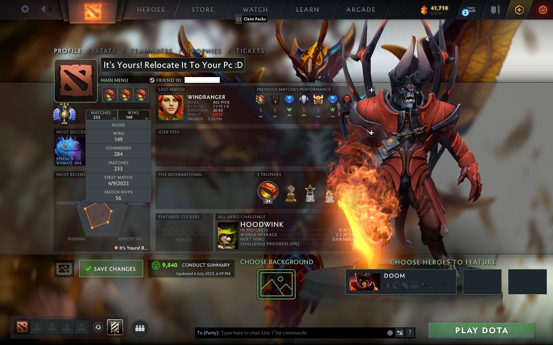 Divine III | MMR: 5119 - Behavior: 9840 – VikingDOTA