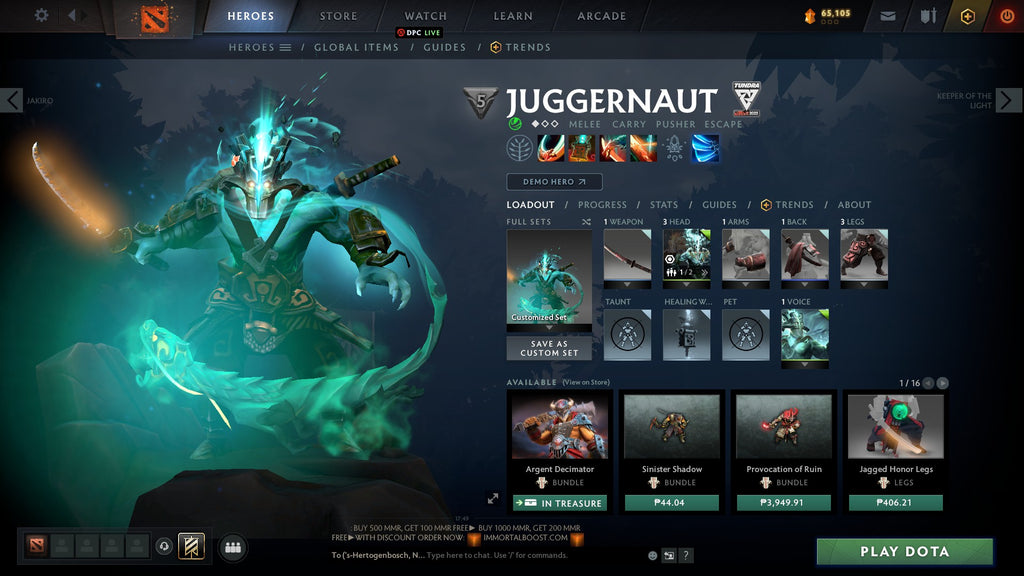 Legend II | MMR: 3250 - Behavior: 9400 – VikingDOTA
