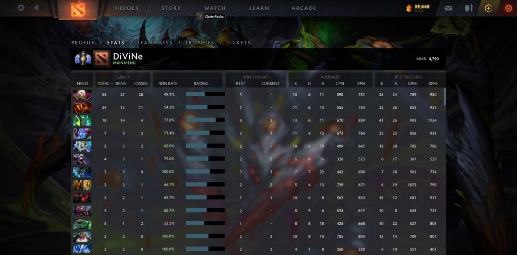 Divine IV | MMR: 5280 - Behavior: 10000 – VikingDOTA