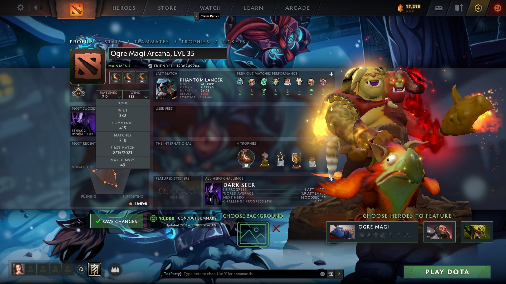 Guardian I | MMR: 850 - Behavior: 10000 – VikingDOTA