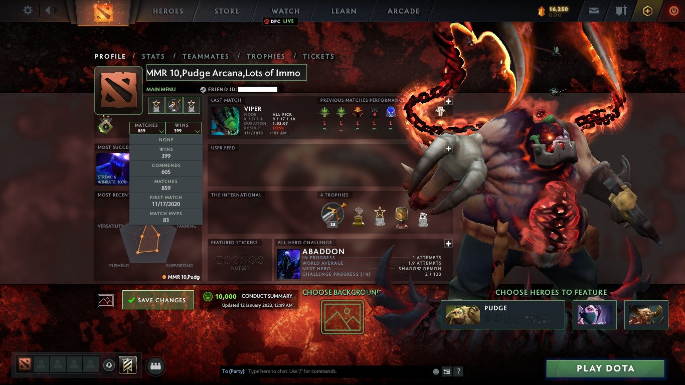 Herald II | MMR: 10 - Behavior: 10000 – VikingDOTA