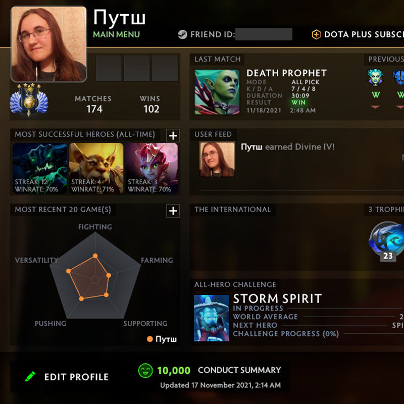 Divine IV | MMR: 5310 - Behavior: 10000 – VikingDOTA