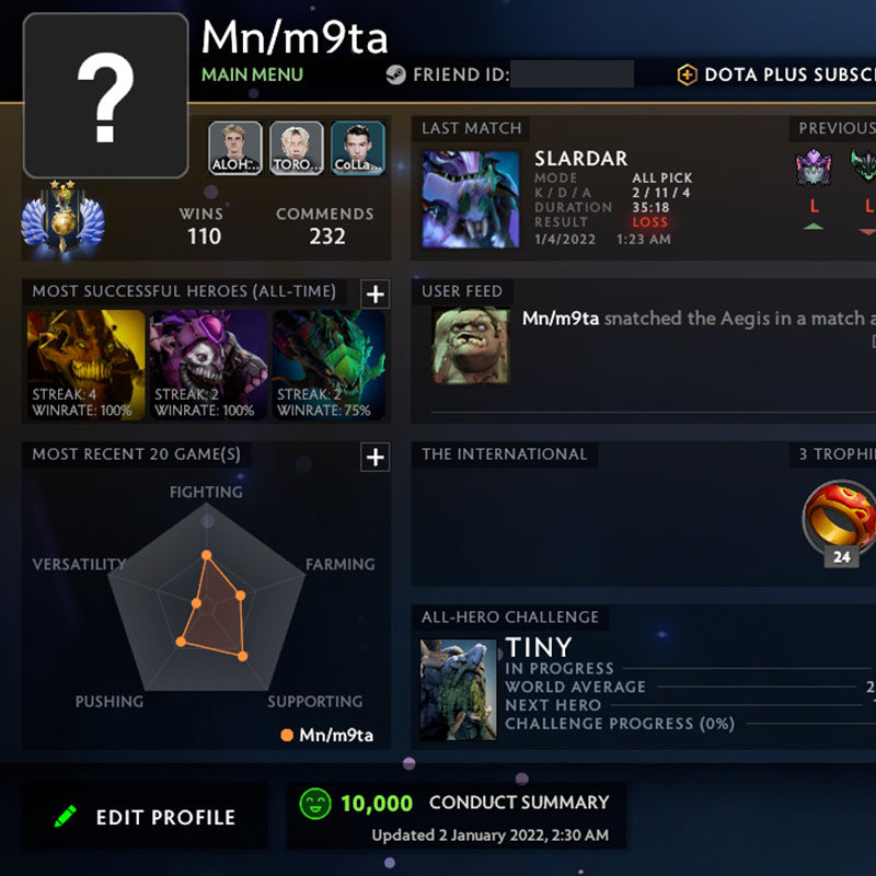 Divine II | MMR: 4640 - Behavior: 10000 – VikingDOTA