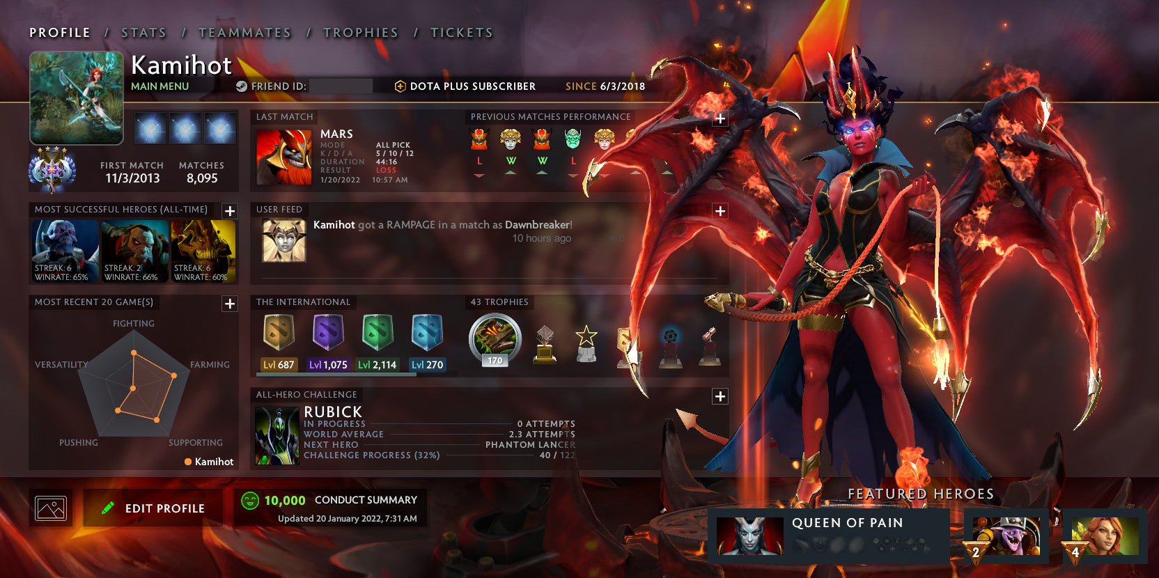 Ancient IV | MMR: 4420 - Behavior: 10000 – VikingDOTA