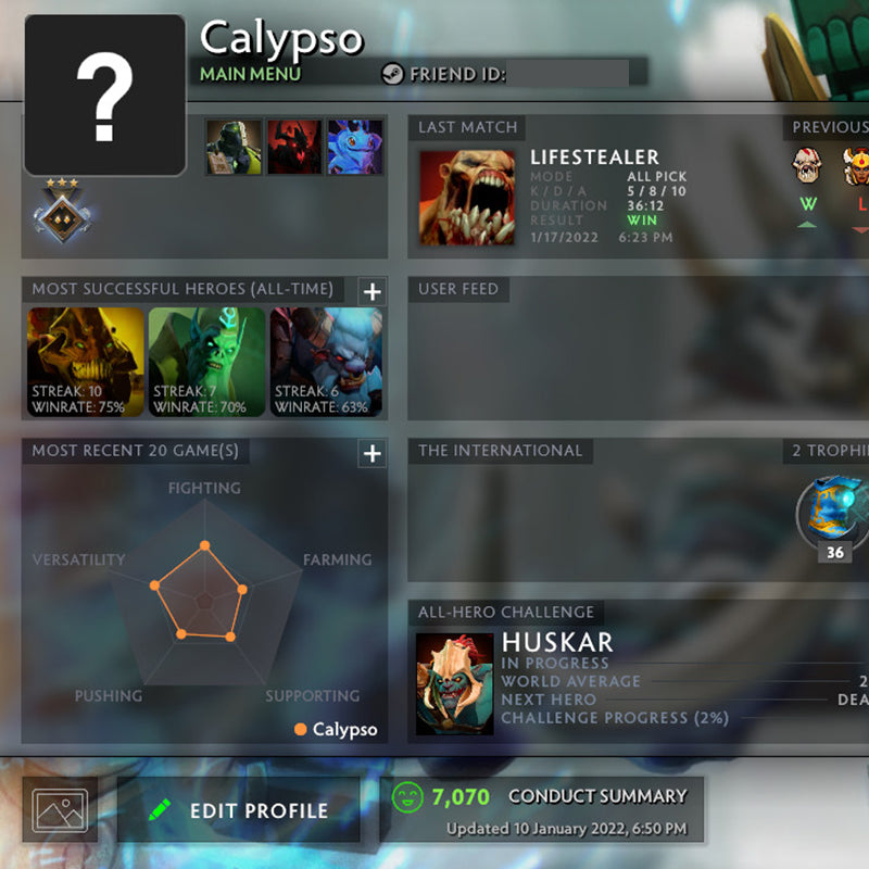 Guardian III | MMR: 1120 - Behavior: 7070 – VikingDOTA