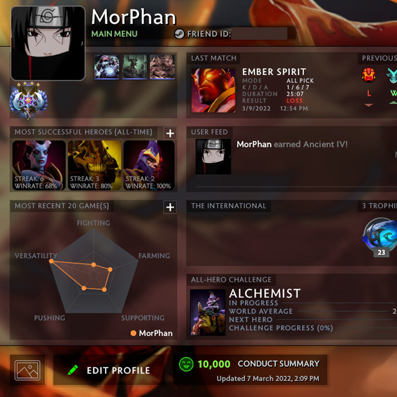 Ancient IV | MMR: 4400 - Behavior: 10000 – VikingDOTA