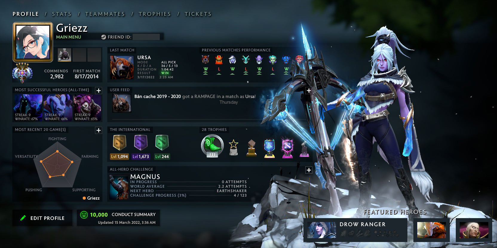 Ancient IV | MMR: 4390 - Behavior: 10000 – VikingDOTA