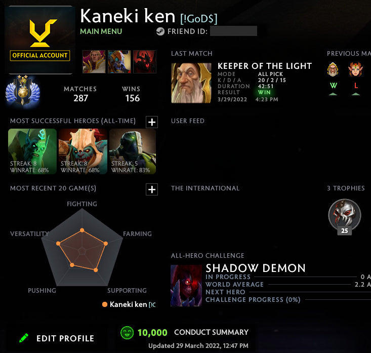 Divine II | MMR: 4830 - Behavior: 10000 – VikingDOTA